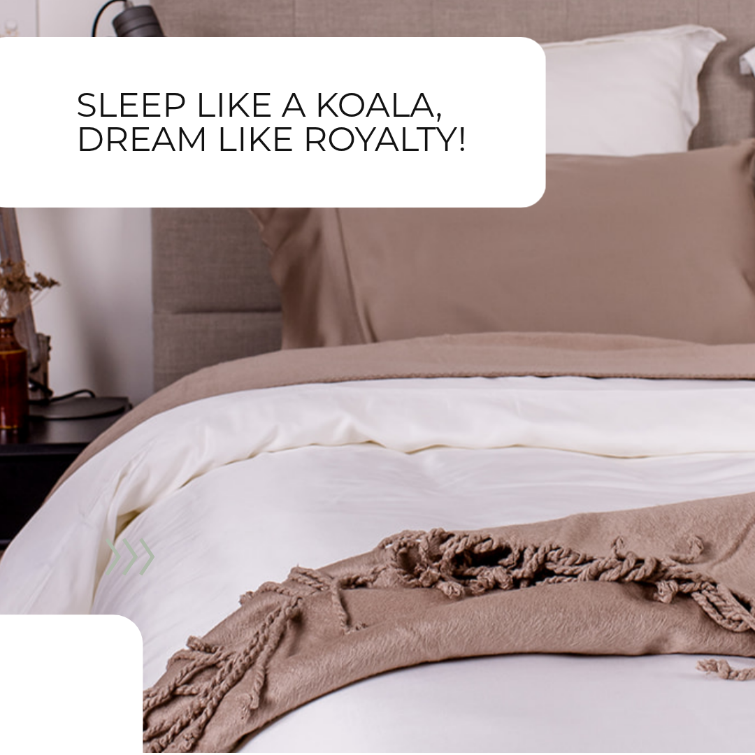 Sleep Like a Koala, Dream Like Royalty! | Eastwind Bamboo Bed Linen